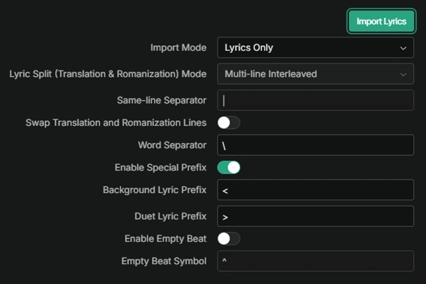 Step-by-step guide for creating word-by-word synced lyrics for Spicy Lyrics